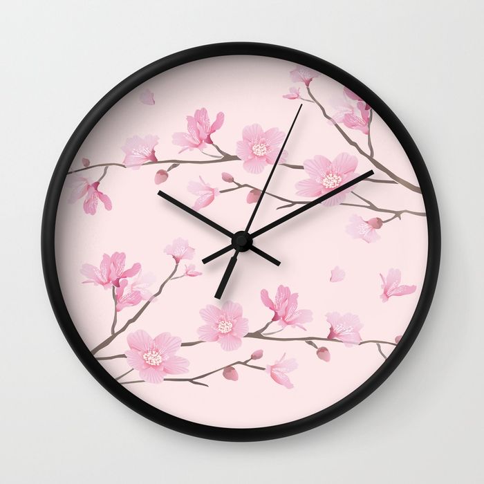 Cherry Blossom - WALL CLOCK - designenrich